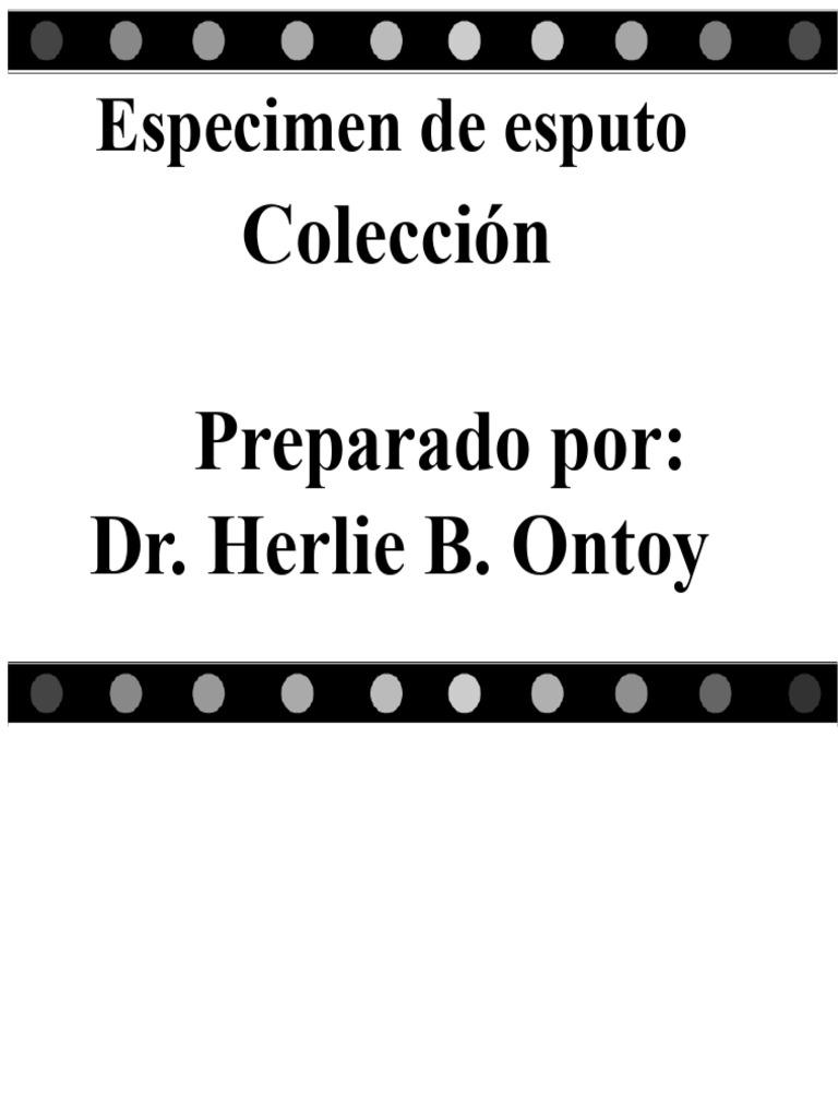 Recolección de Especímenes de Esputo | PDF | Enfermedades y trastornos ...