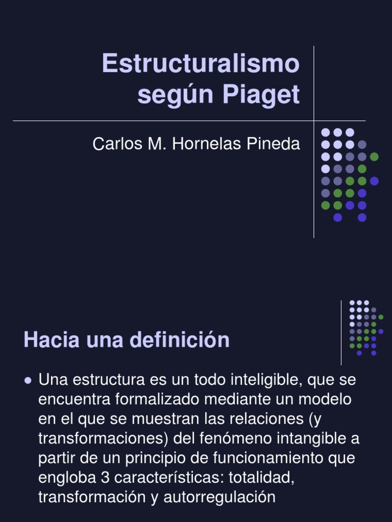 Estructuralismo según Piaget: Definición y Dinámicas | PDF | Organismos ...