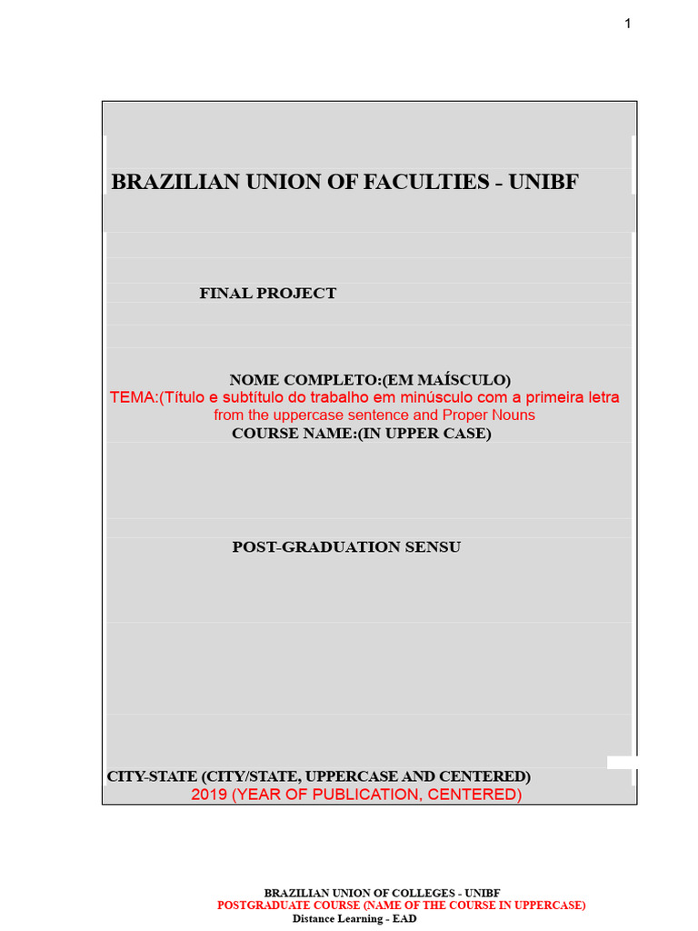 UNIBF Postgraduate Project Guidelines | PDF | Macroeconomics | Observation