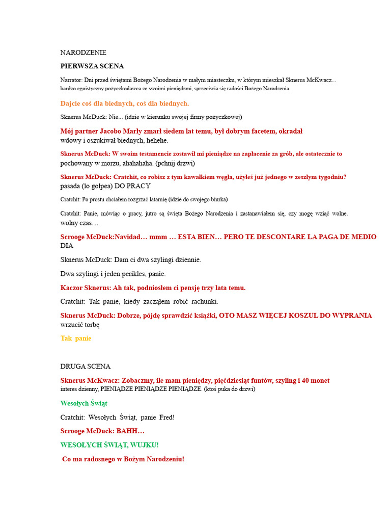 Świąteczny GUON - Teatr Micky | PDF