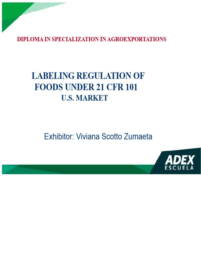 U.S. Food Labeling Regulations Guide | PDF | Ounce | Nutrition Facts Label