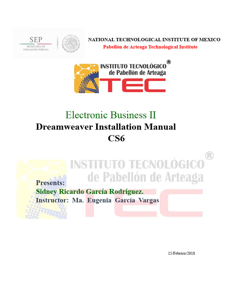 Dreamweaver Installation Manual | PDF | Adobe Creative Suite | Adobe ...