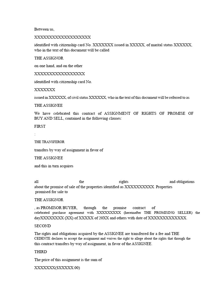 Letter of Assignment of Shares | PDF | Assignment (Law) | Civil Law ...