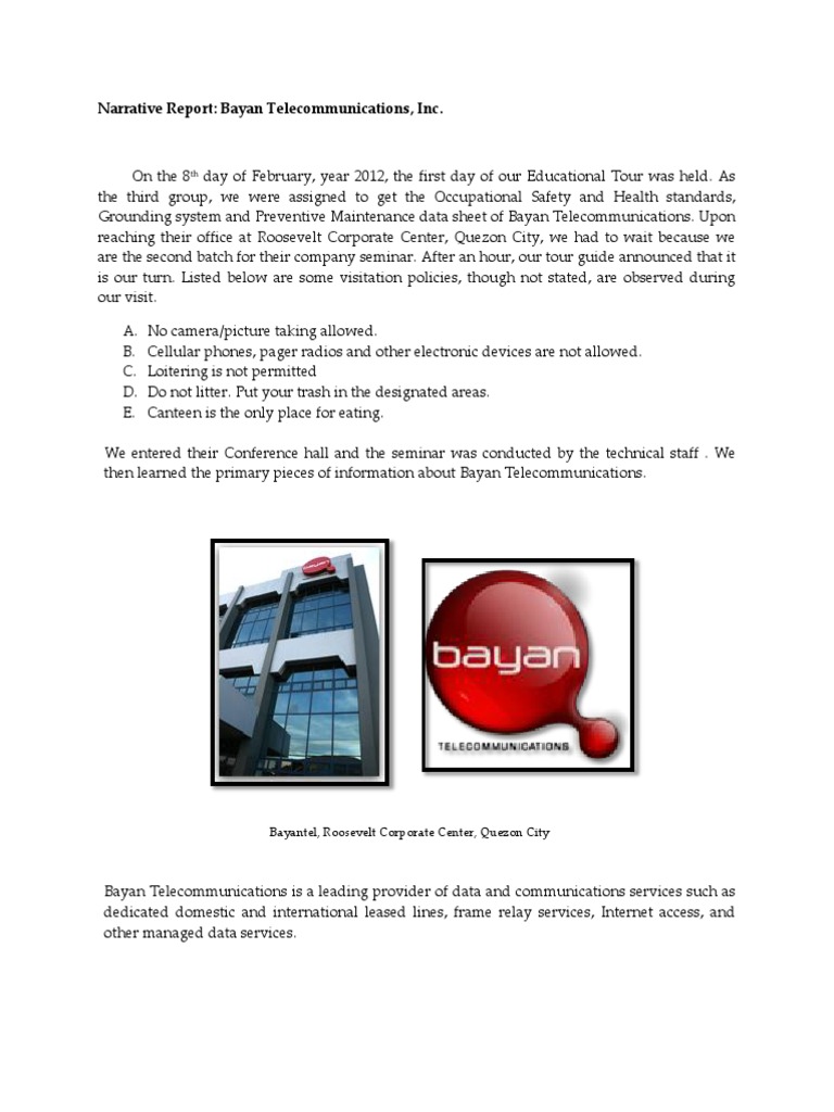 Bayan Telecommunications | PDF | Telephone | Long Distance Calling