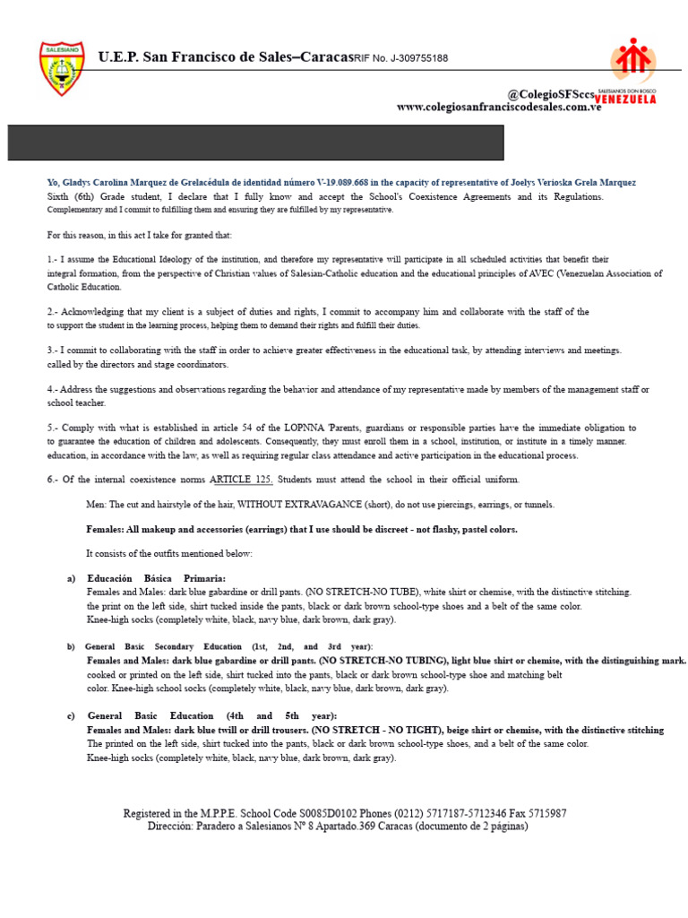 Commitment Act of Registration | PDF