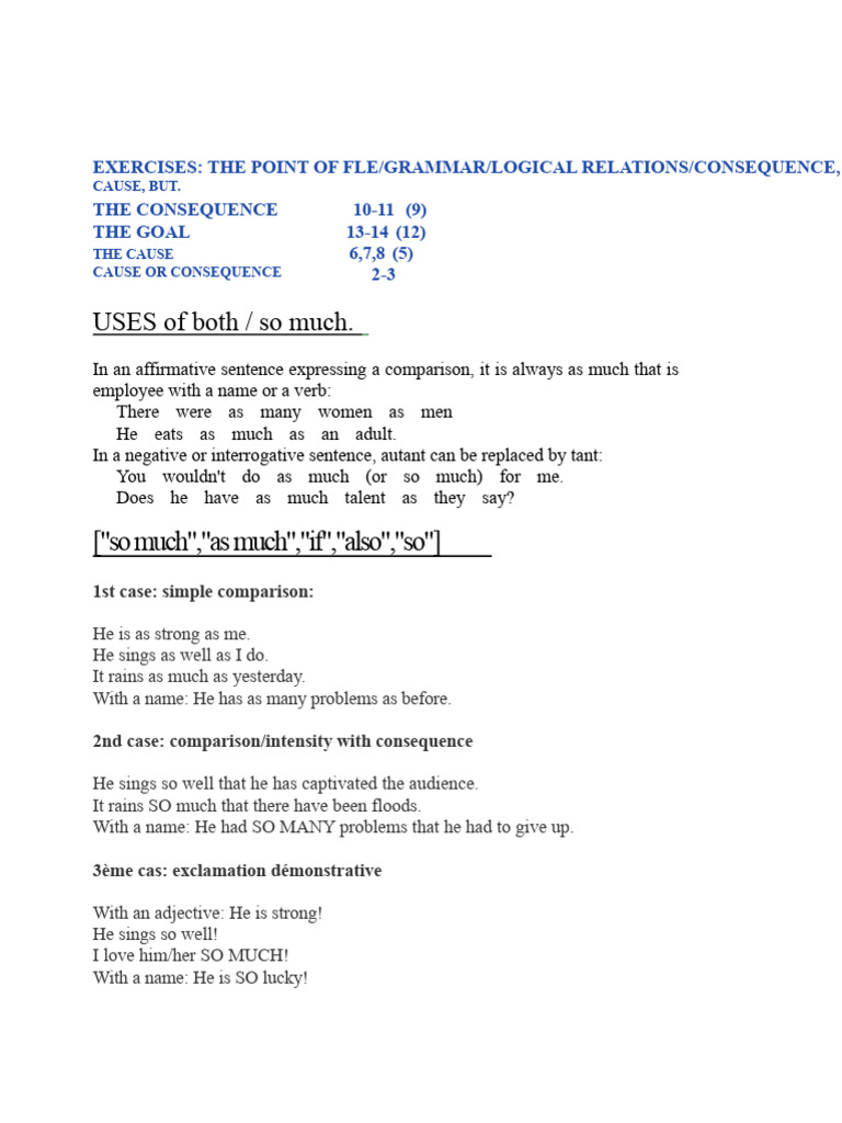 Thus Also So Much So If | PDF