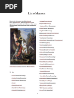 A-Z List of Demon Names and Roles | PDF | Demons | Satan