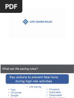 10 Essential Life Saving Rules | PDF