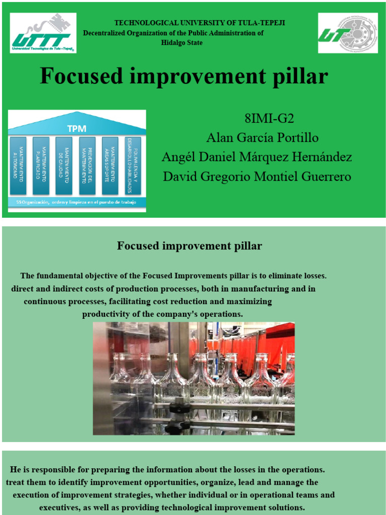 Focused Improvement in Production Processes | PDF | Methodology | Business