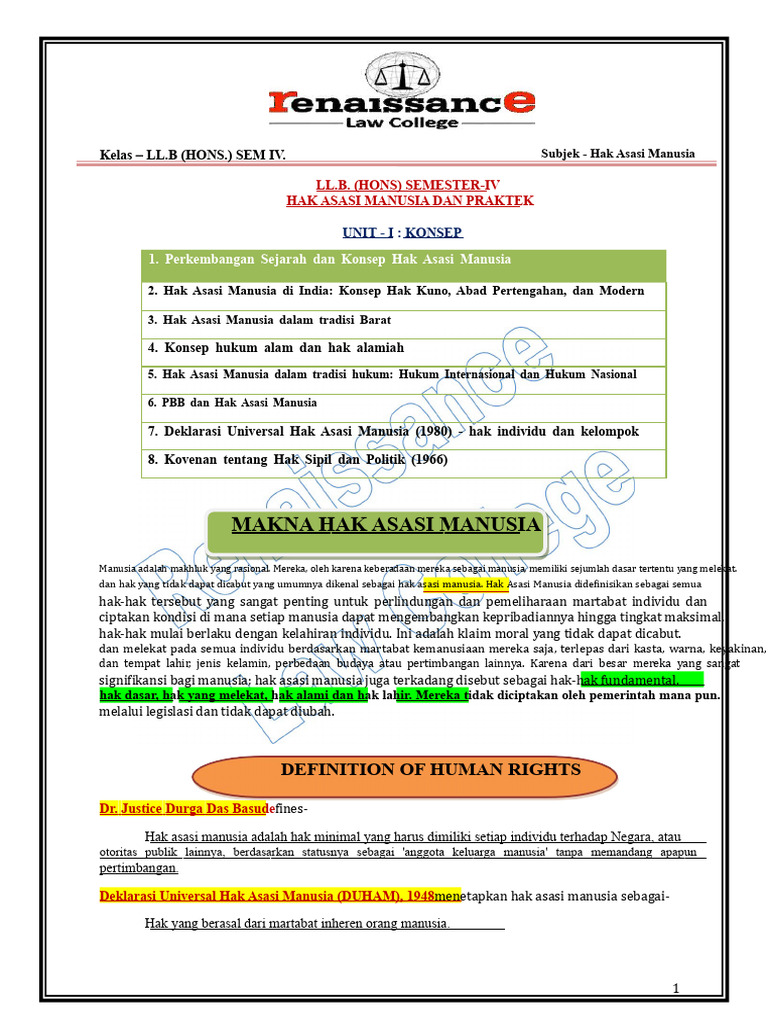 Tugas Hak Asasi Manusia | PDF