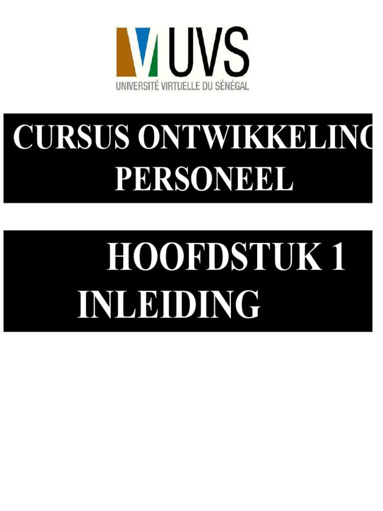 Cursus Persoonlijke Ontwikkeling | PDF