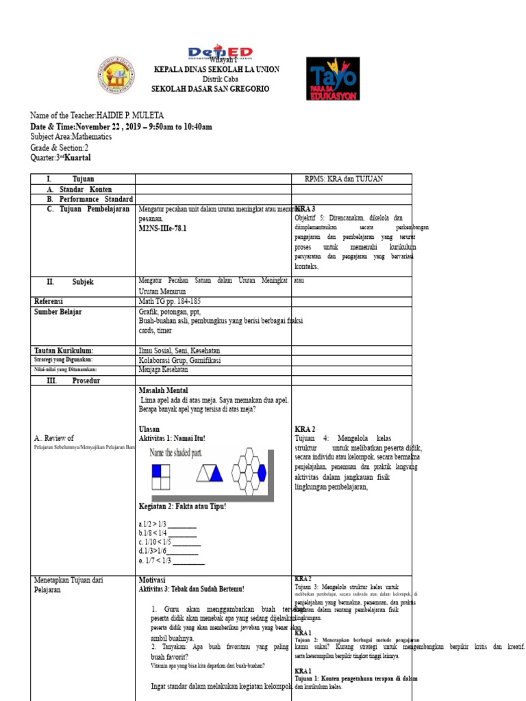 KETIGA COT-MATH 2 | PDF