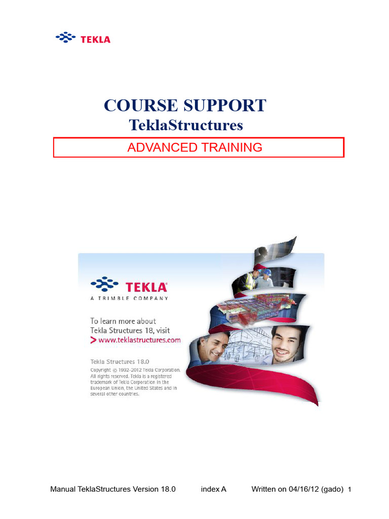 Advanced Tekla Structures Training | PDF | Directory (Computing) | Multiplication