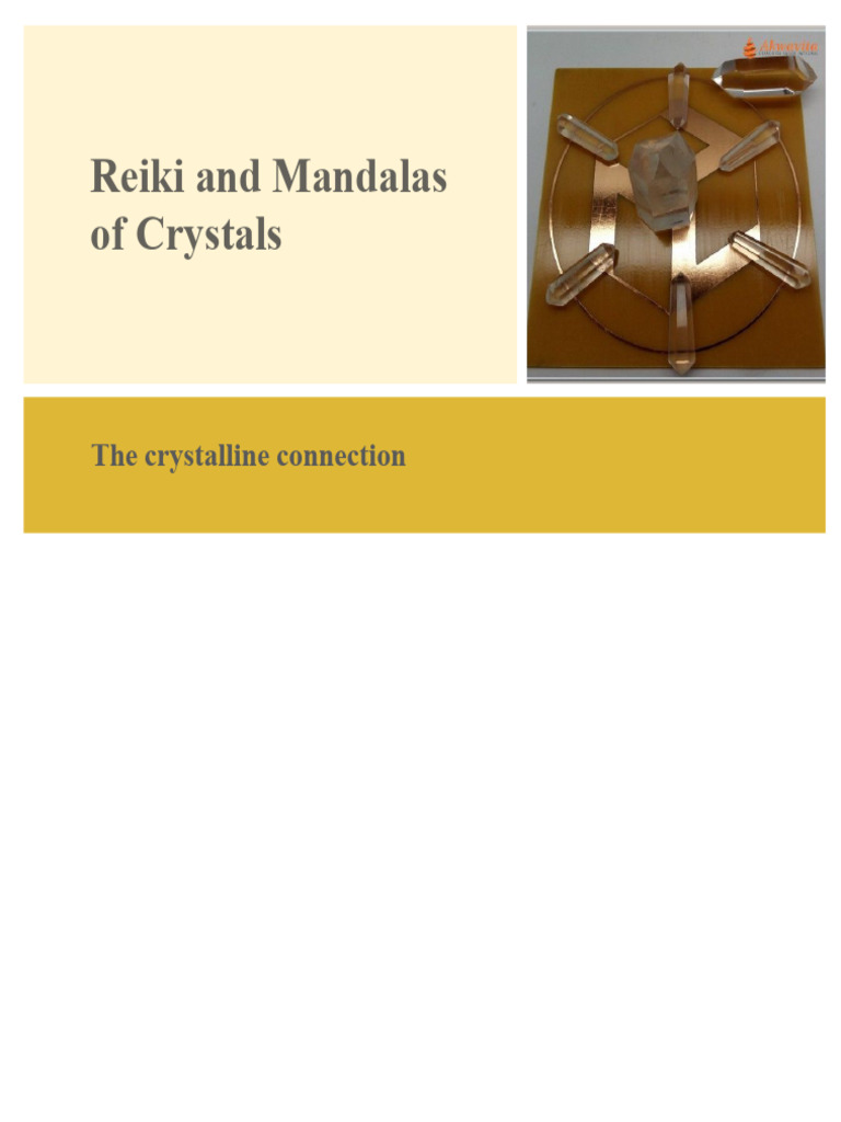 Reiki and Crystal Mandalas | PDF | Chakra | Mandala