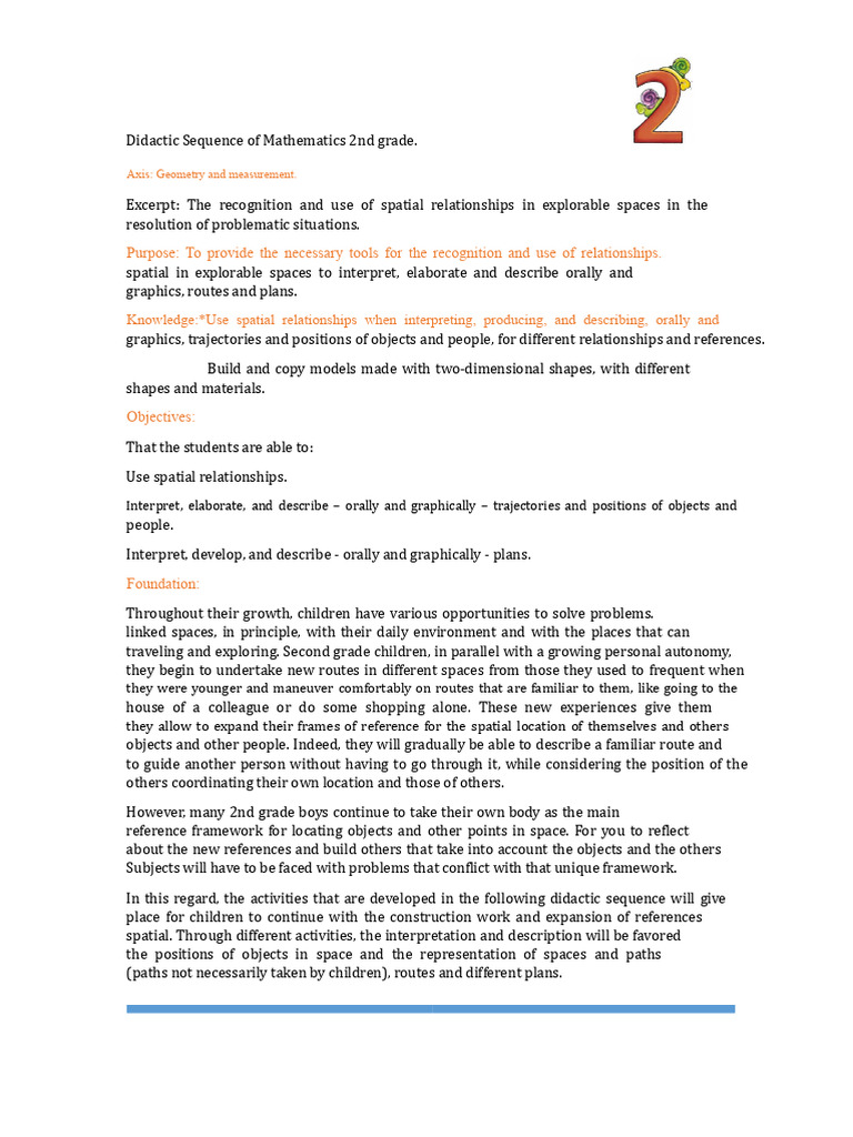Geometry and Measurement Sequence 2nd | PDF | Space