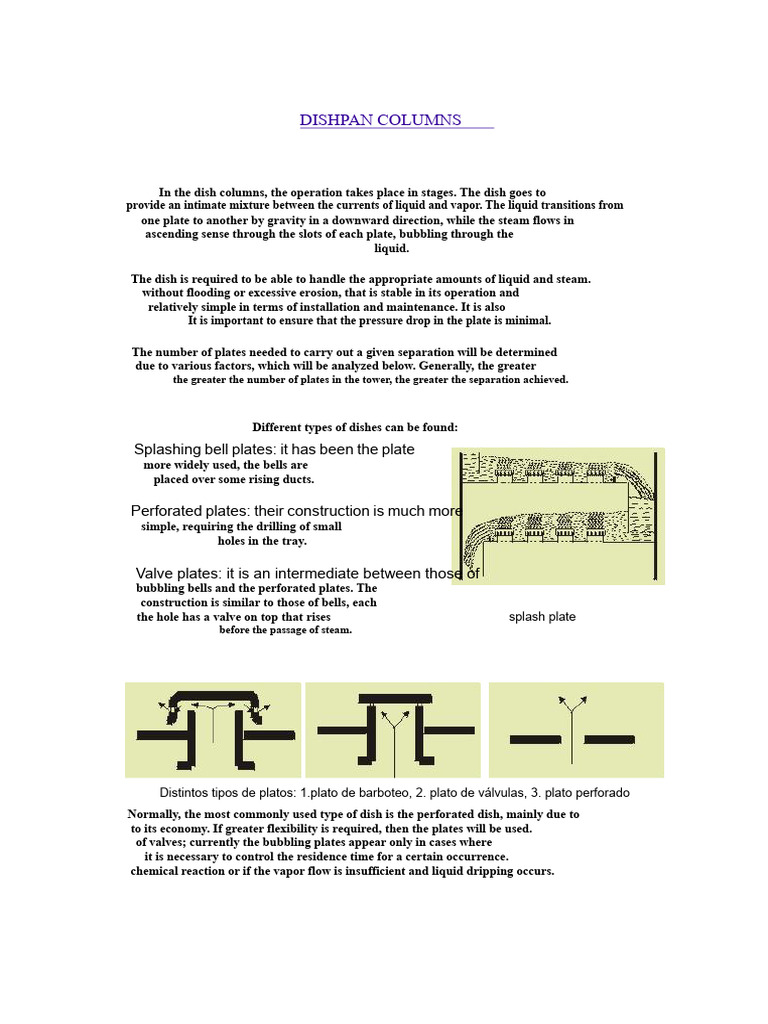 Dish Columns | PDF | Gases | Pressure Measurement