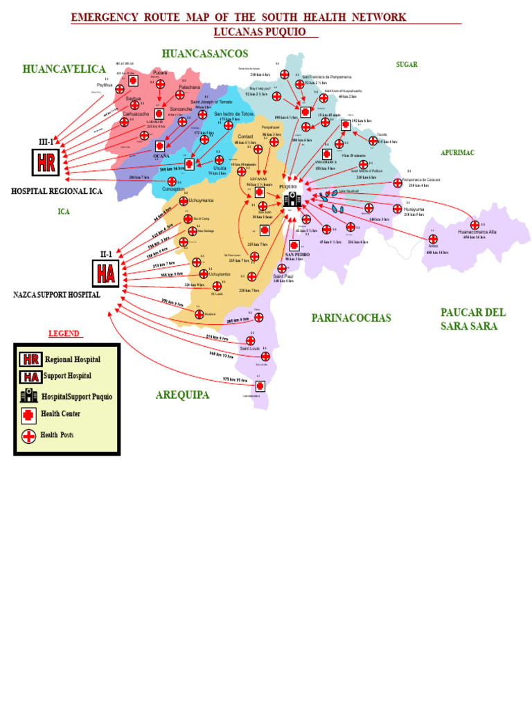 Maps of The Lucanas Puquio Health Network | PDF