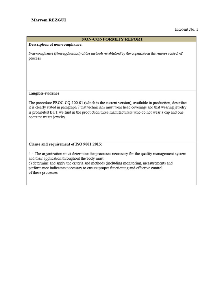 Audit Report | PDF | Audit | Calibration
