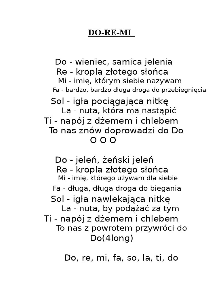 do re mi | PDF