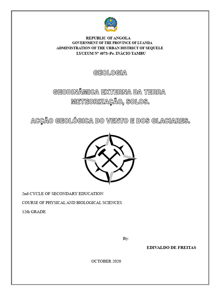 Geology Notebook 12TH Grade Weathering Erosion Soils Action of Wind and ...