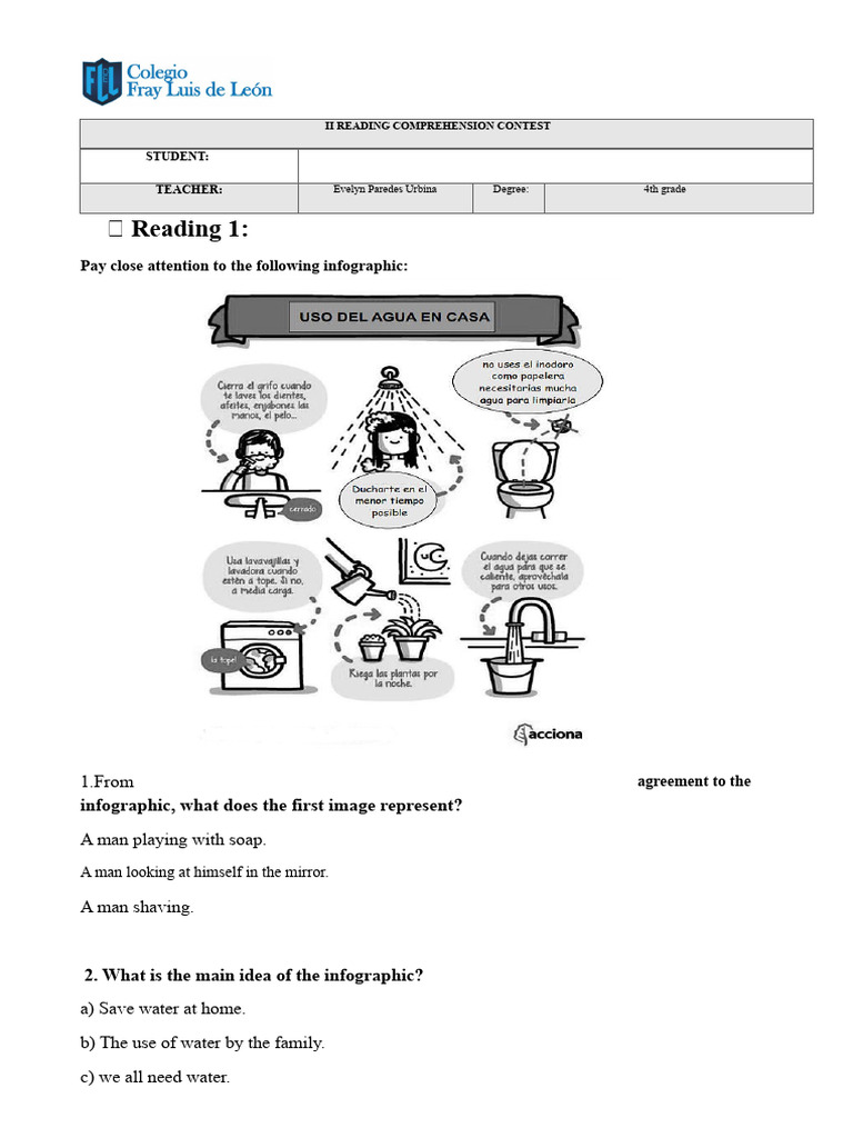 II Reading Comprehension Contest Fourth Grade 2022 | PDF | Guinea Pig