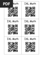 IXL Username and Password Cards | PDF