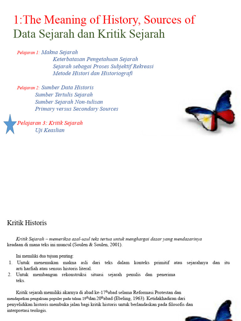 003 PPT GEC102 kritik sejarah | PDF