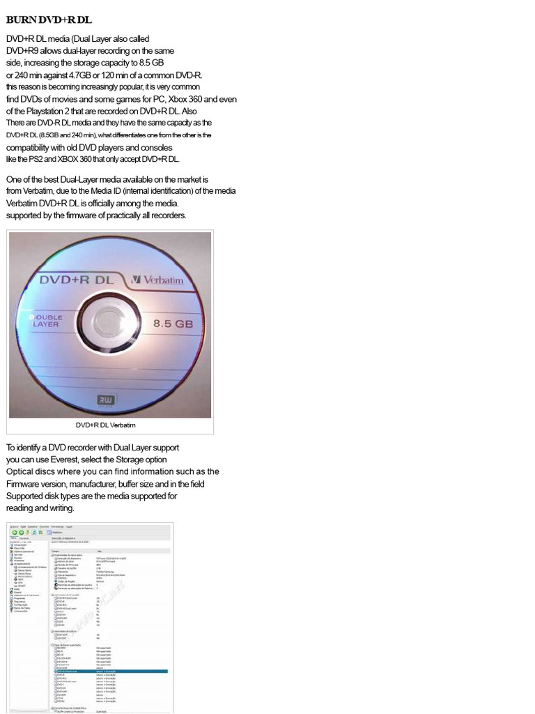 Tutorial-How to Burn DVD-R DL | PDF