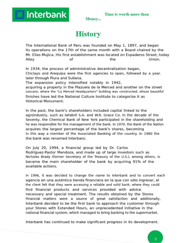 INTERBANK Monograph | PDF | Banks | Credit