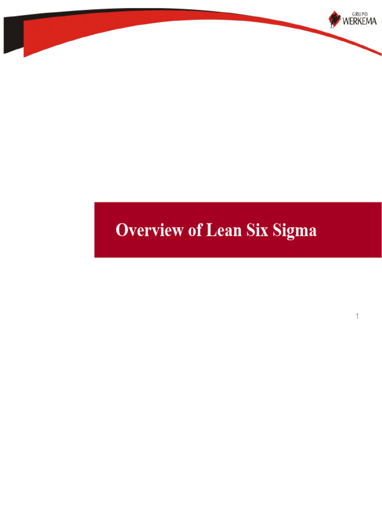 Lean Six Sigma Overview and Benefits | PDF | Six Sigma | Business Process