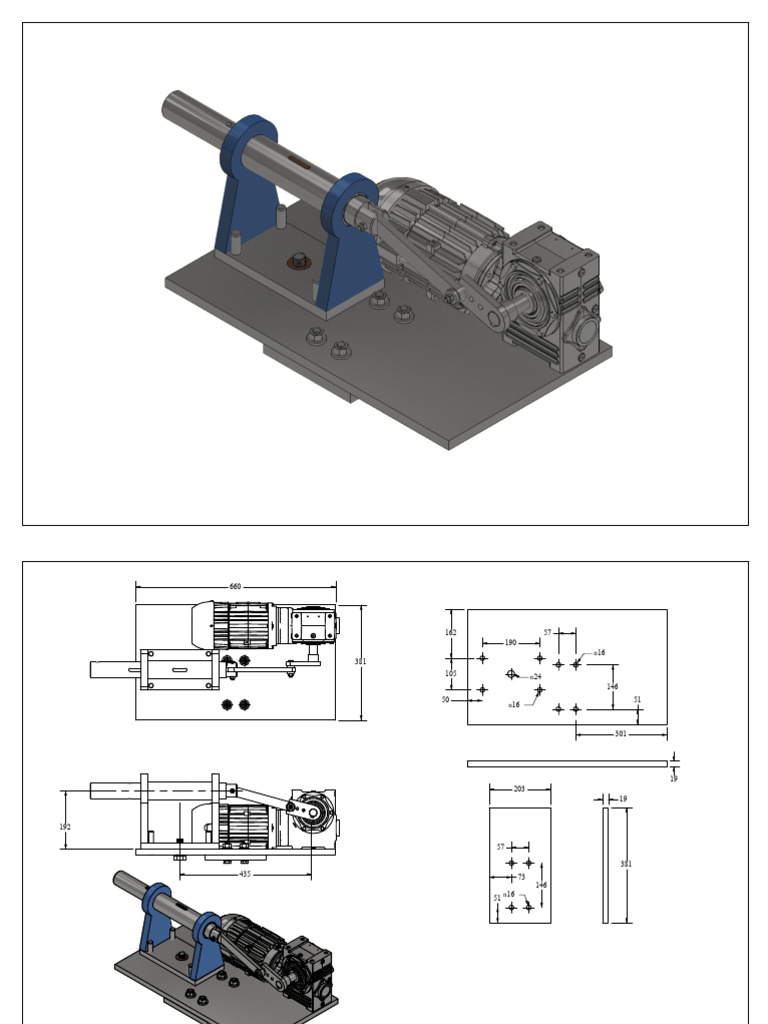 Mortising Machine Plans for Lathe | PDF | Woodworking | Industrial ...