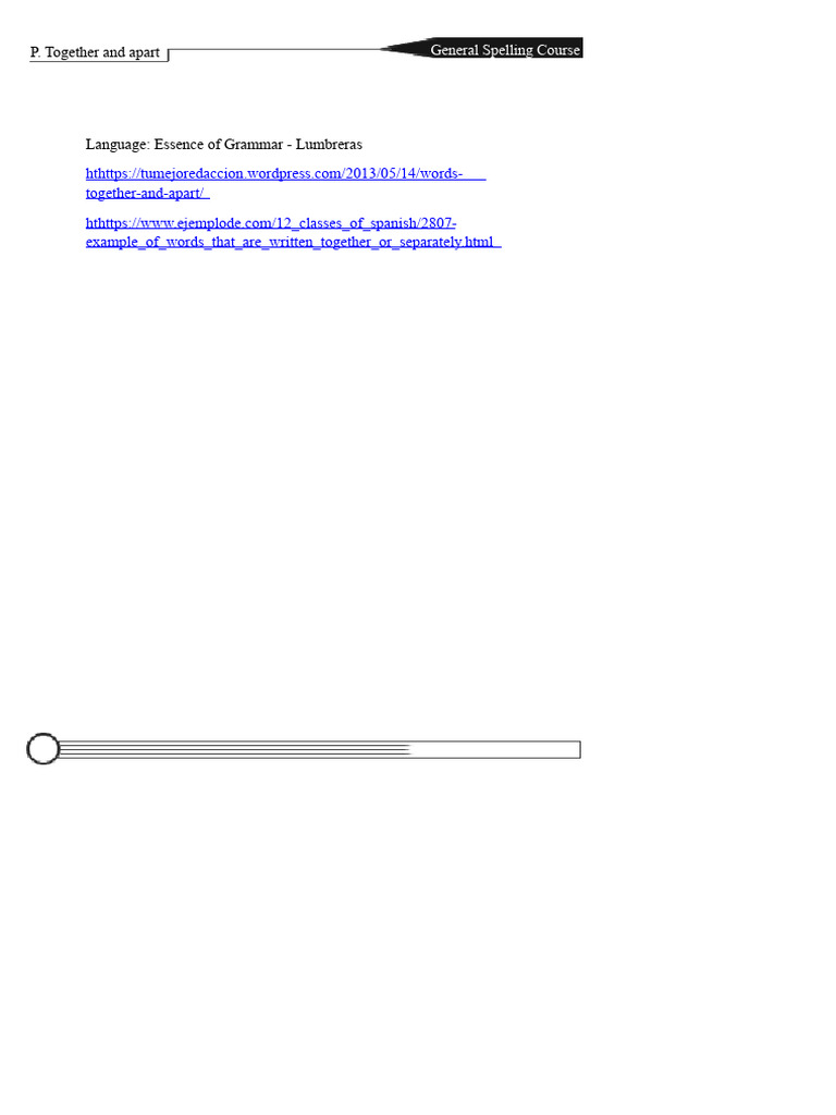 Words Together and Separate | PDF | Adjective | Linguistic Morphology