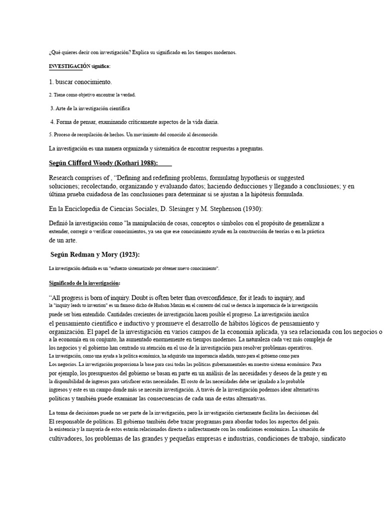 significado.docx | PDF | Investigación de mercado | Conocimiento