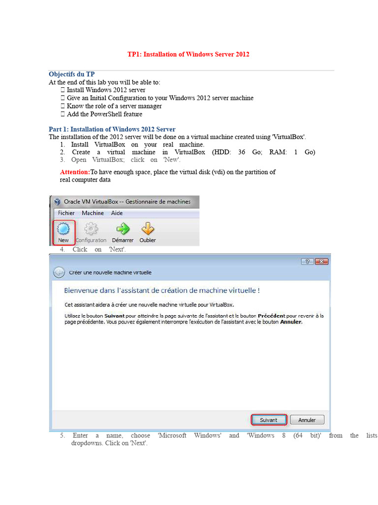 Installation of Windows Server | PDF | Microsoft Windows | Hard Disk Drive