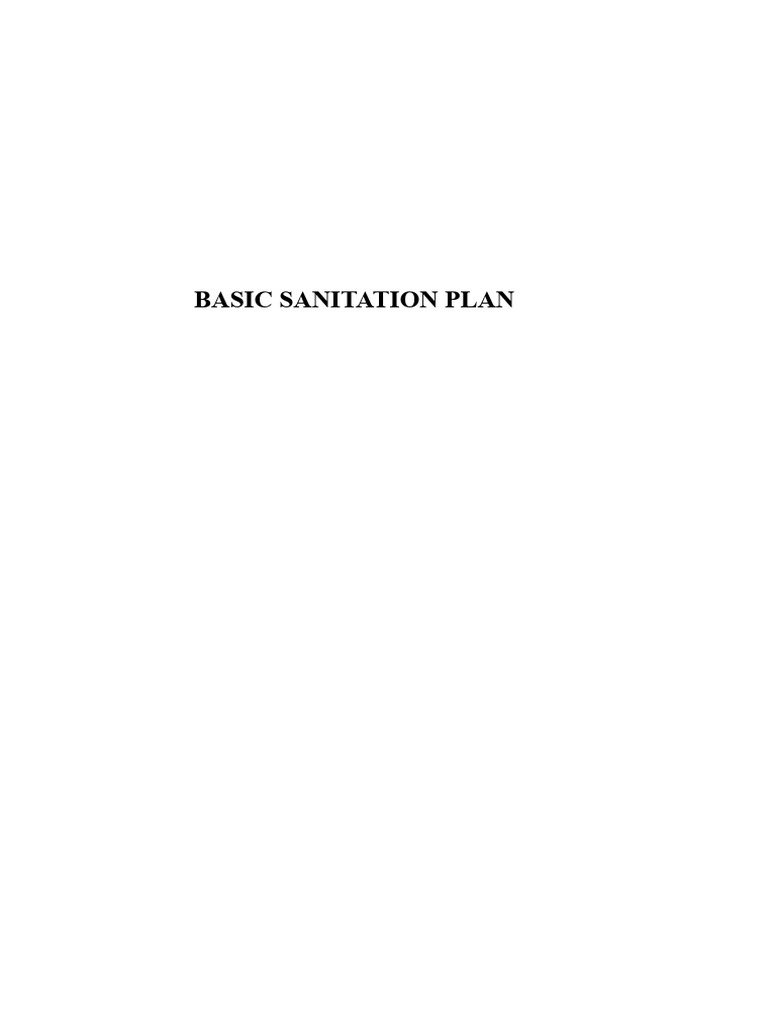 Basic Sanitation Plan For School Canteens | PDF | Hygiene | Disinfectant