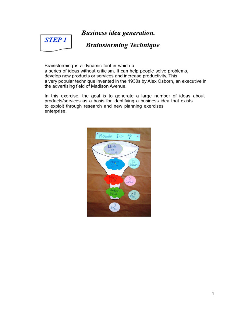 Brainstorming, Macro and micro filter | PDF | Swot Analysis | Brainstorming