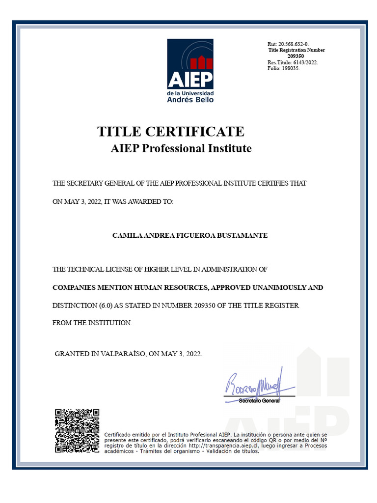 Title Certificate (1) - Unlocked | PDF
