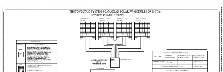 SINGLE LINE DIAGRAM - CARLOS ROCA | PDF | Photovoltaic System ...