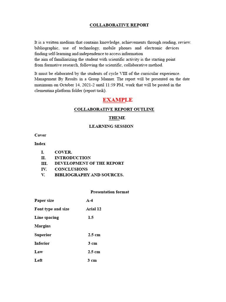 Collaborative Report Model | PDF | Bibliography