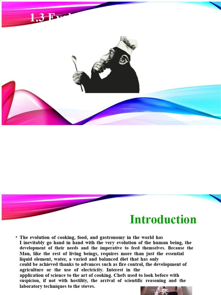 Evolution of Cooking Science | PDF | Fermentation | Food And Drink ...