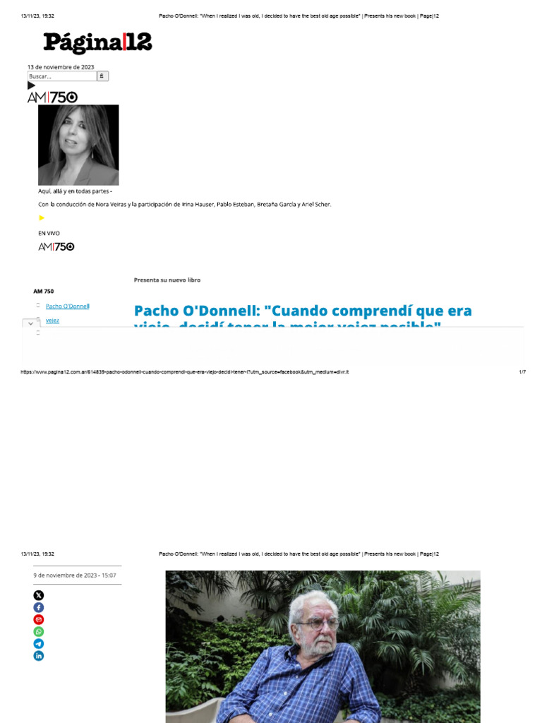 Pacho O'Donnel_THE NEW OLD AGE | PDF | Psychotherapy | Mental Health