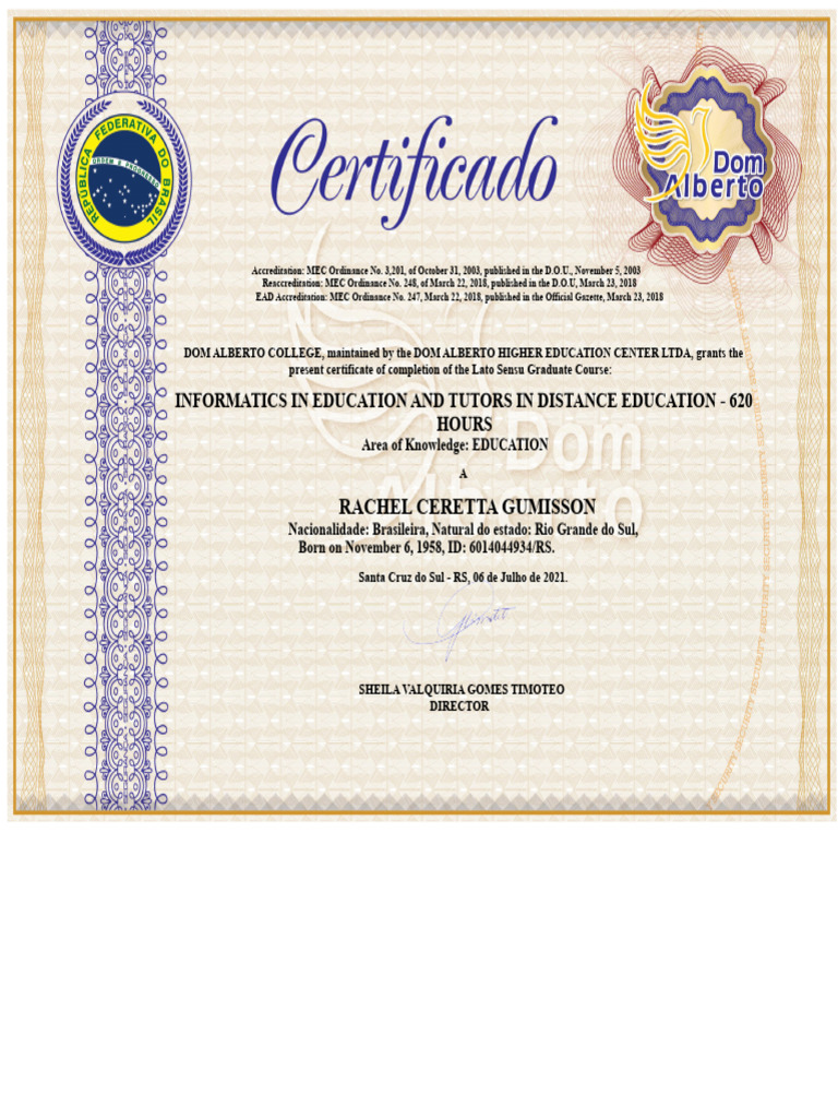 Certificate of Course Completion - With Background - Rachel Ceretta ...