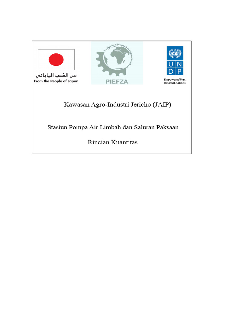 Rincian Stasiun Pompa Air Limbah JAIP | PDF
