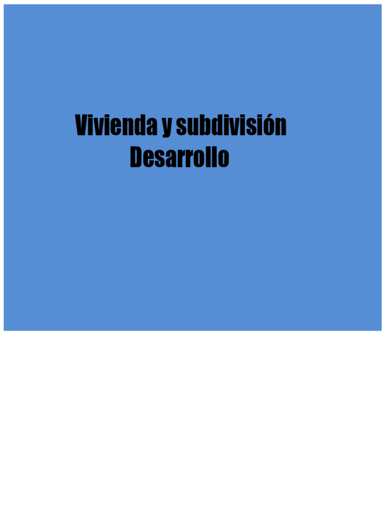 Desarrollo de Vivienda y Subdivisiones en Filipinas - PARTE II | PDF ...