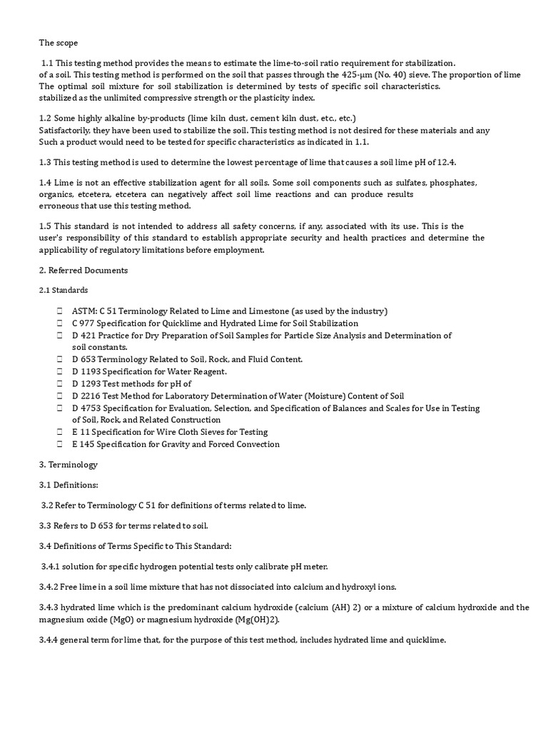 d 6276 | PDF | Ph | Lime (Material)
