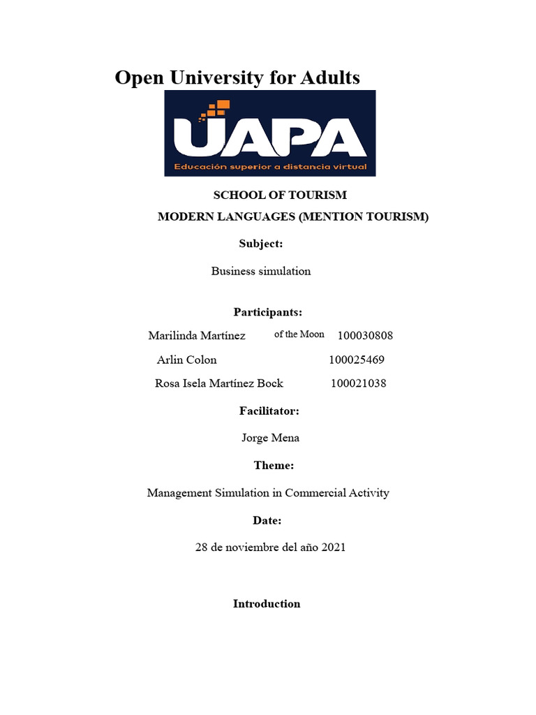 Commercial Management Simulation Guide | PDF | Marketing | Market ...