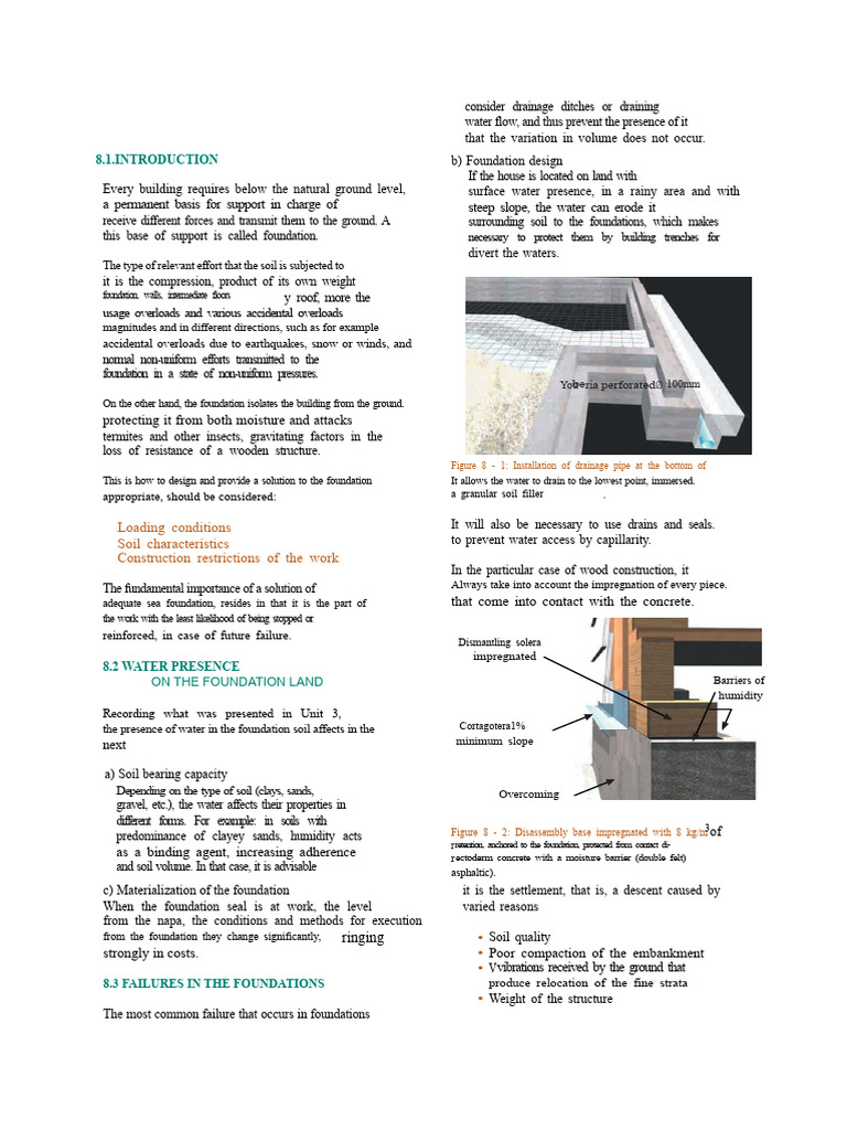 Wooden Foundations | PDF | Foundation (Engineering) | Concrete