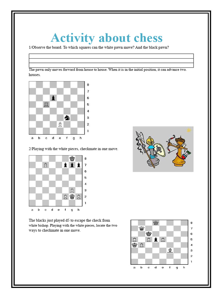Chess Activity: Moves and Strategies | PDF