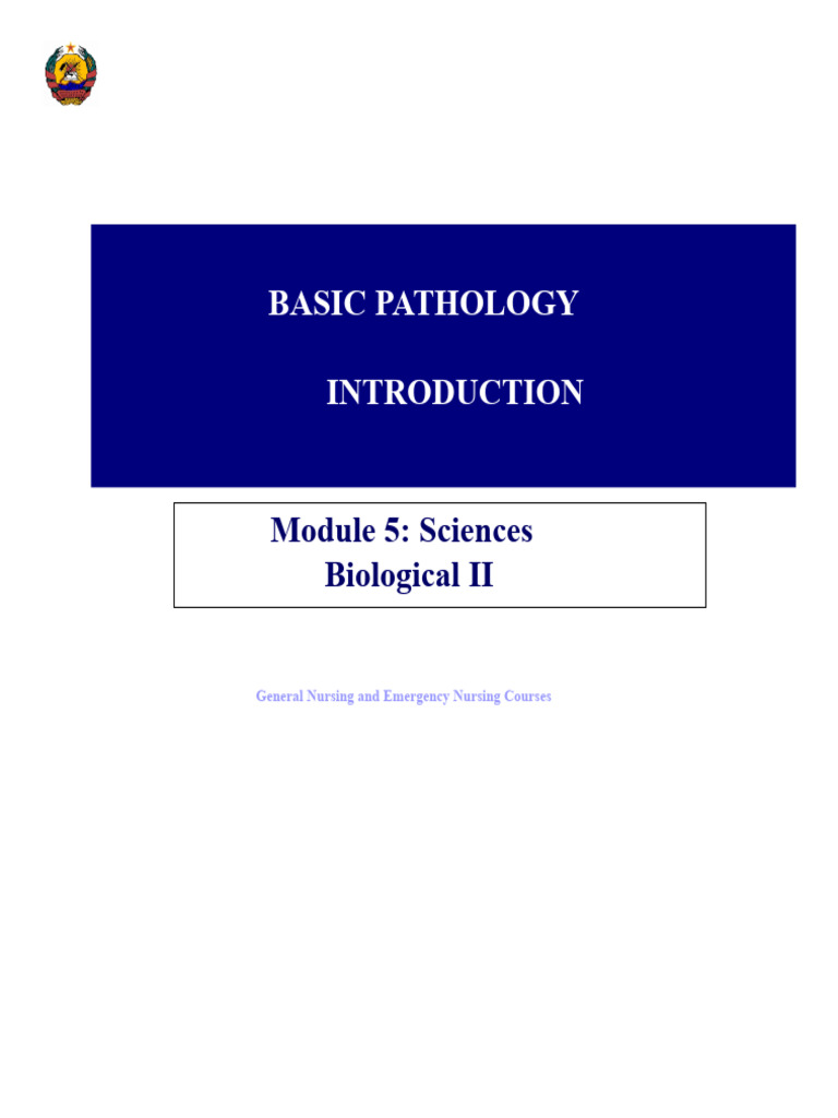 1a Module 5 Pat Introduction To Basic Pathology PDF | PDF | Pathology ...