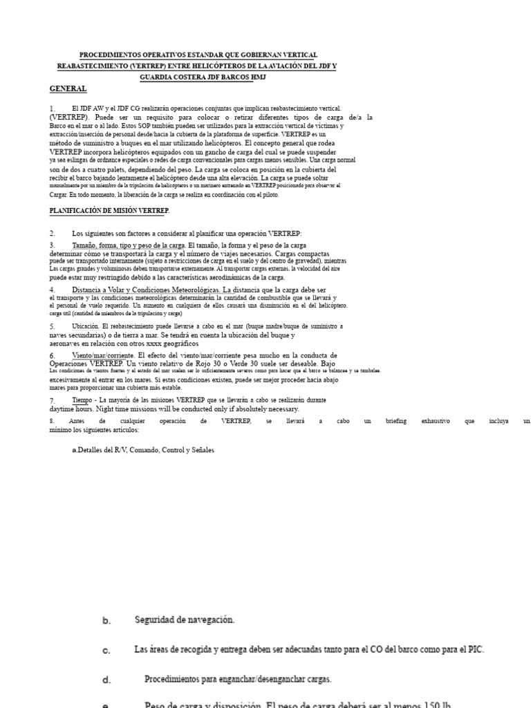 Vertrep Final | PDF | Helicóptero | Buques